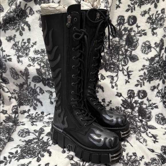 New Rock | Shoes | New Rock Sz W838 Steel Tower Boots New | Poshmark